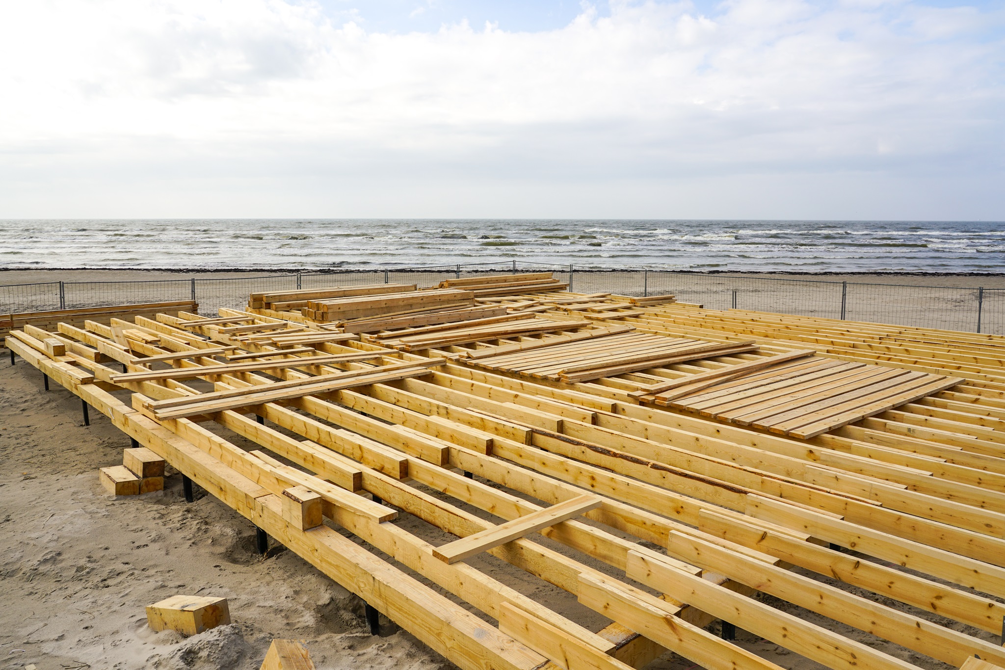 Structure Bois Provisoire | Ouvrage de Chantier | H2C & Co